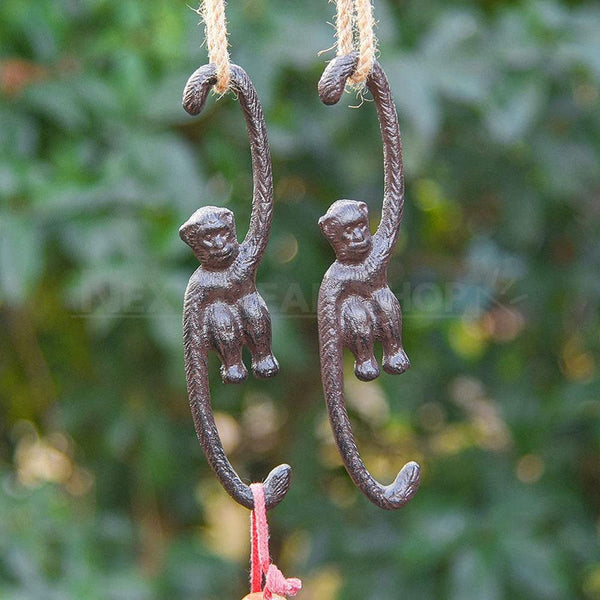 2 Pack - Heavy Duty Cast Iron Monkey Hook – nextdealshop.com