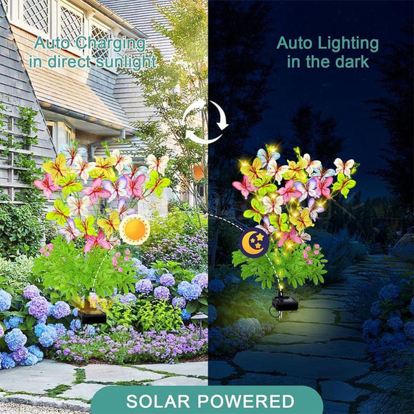 2 Pack - Solar Powered LED Butterfly Stake Light – nextdealshop.com