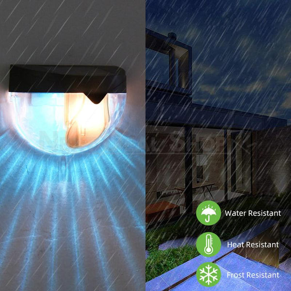 2 Pcs - Solar Powered Color Changing Sunbeam Pattern Light ...