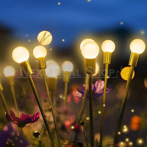 2 Pcs - Solar Powered LED Firefly Stake Light – nextdealshop.com