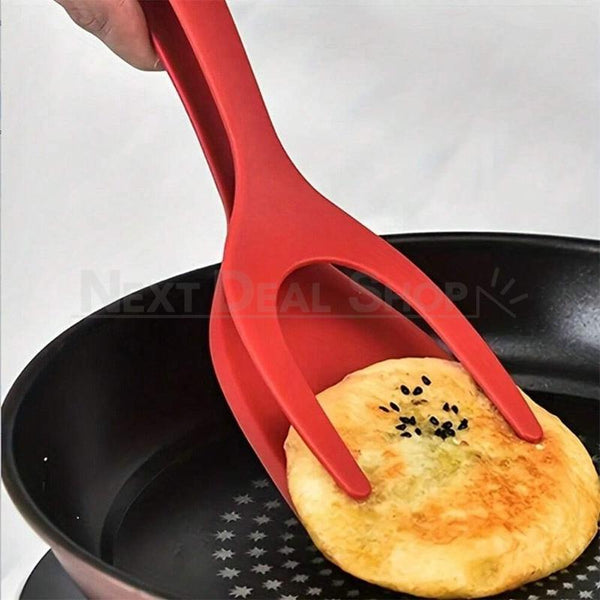 2-in-1 Grip and Flip Spatula Tong – nextdealshop.com