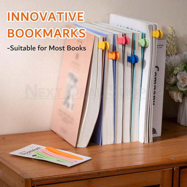 3 Pcs - Silicone Automatic Bookmark – nextdealshop.com