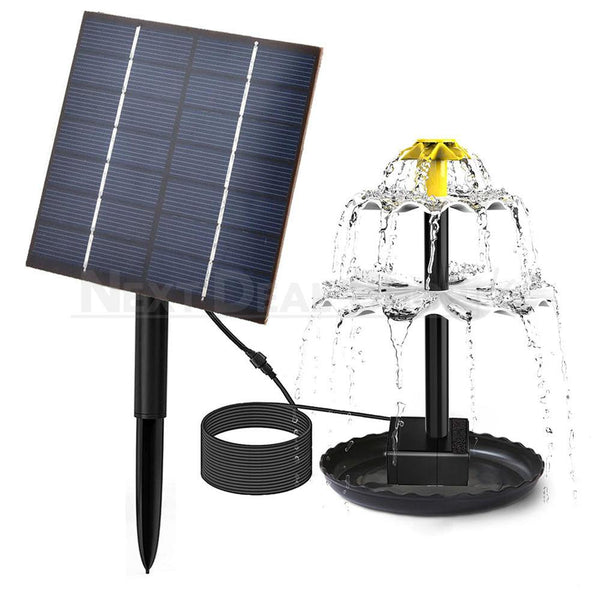 3-Tier Solar Powered Water Fountain Kit – nextdealshop.com