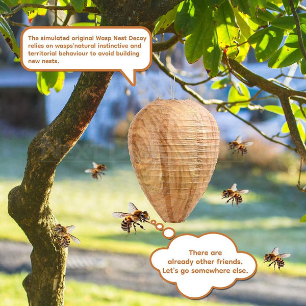 4 Pack - Hanging Wasp Nest Decoy – nextdealshop.com