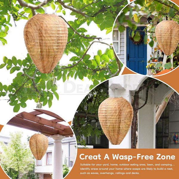 4 Pack - Hanging Wasp Nest Decoy – nextdealshop.com