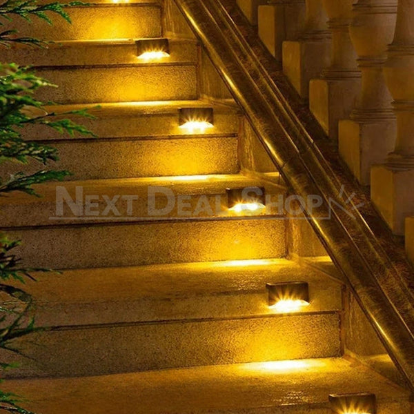 4 Pcs - Solar Powered Outdoor Ledge LED Light – Next Deal Shop