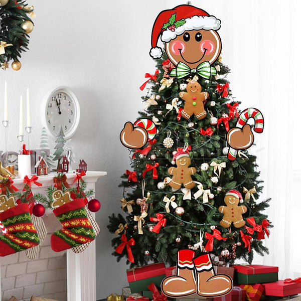 Adorable Gingerbread Man Christmas Tree Topper – nextdealshop.com