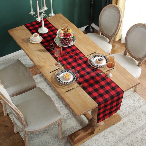 Festive Buffalo Check Table Runner – nextdealshop.com