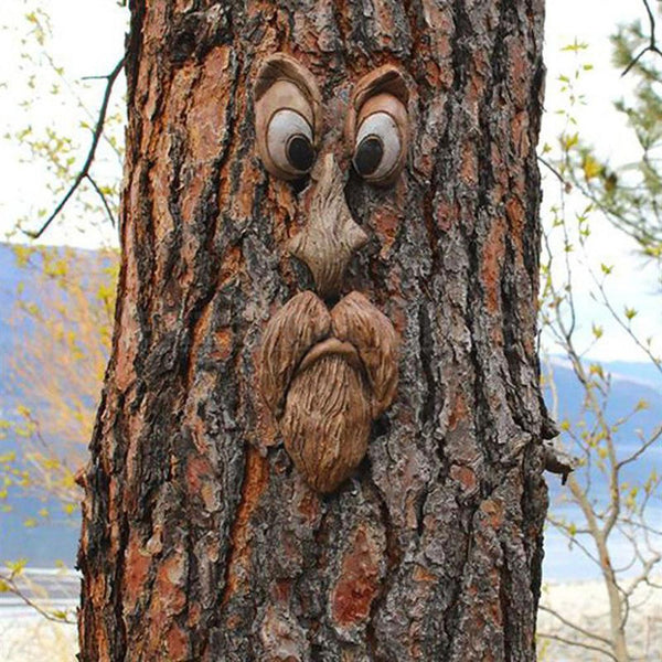 Funny Tree Face Sculpture Set – nextdealshop.com