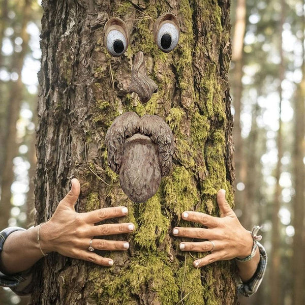 Funny Tree Face Sculpture Set – nextdealshop.com