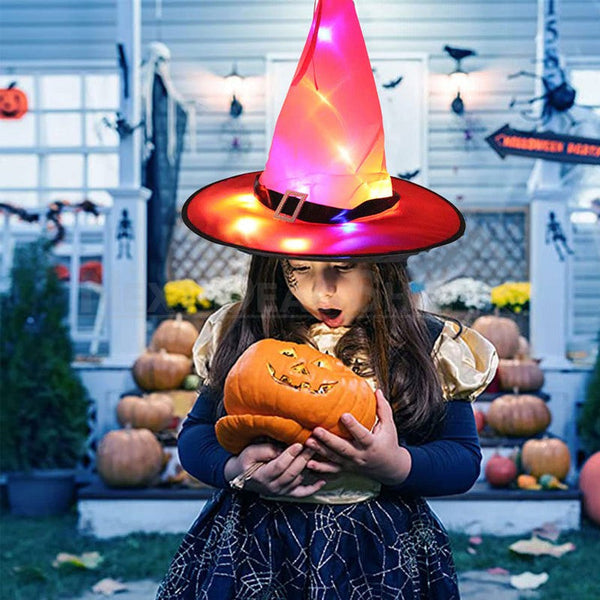 Halloween LED Light Up Witch Hat – nextdealshop.com