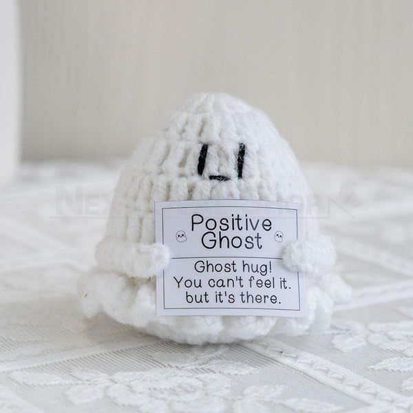 Handmade Crochet Positive Ghost – nextdealshop.com