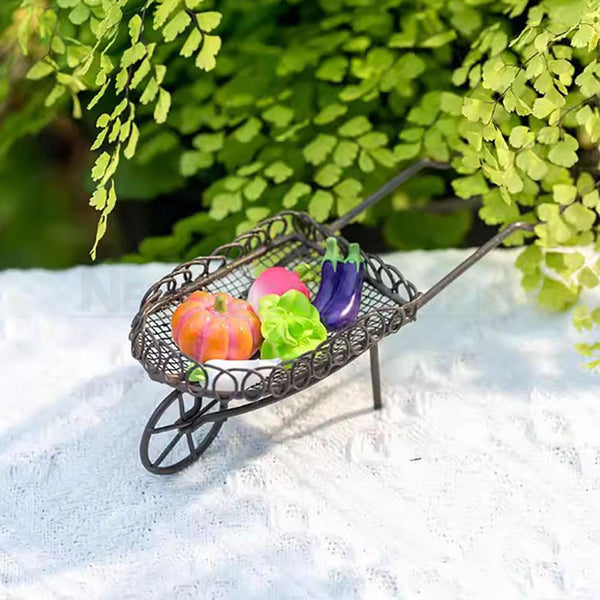 Handmade Miniature Wheelbarrow Decor – nextdealshop.com