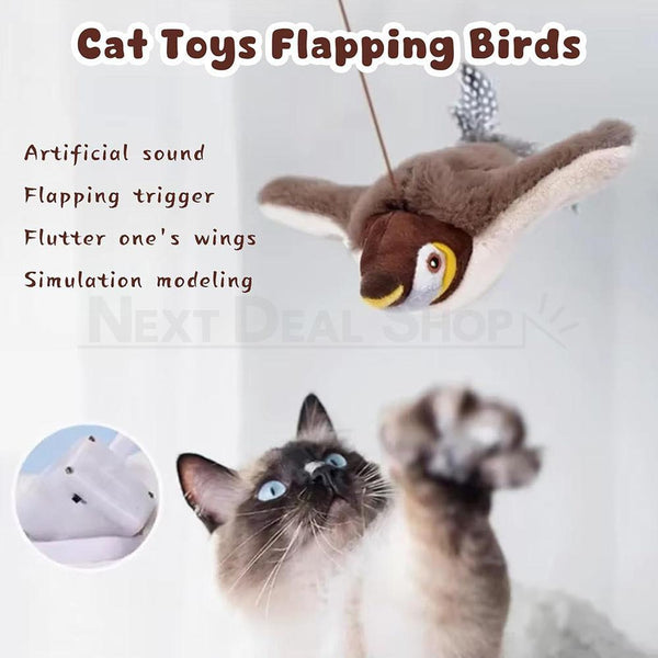 Interactive Flapping Bird Cat Toy – nextdealshop.com