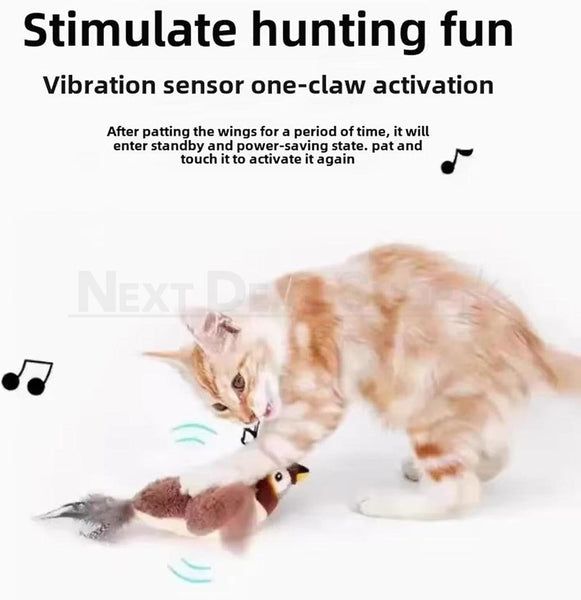 Interactive Flapping Bird Cat Toy – nextdealshop.com