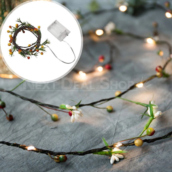LED Berry Flower Copper wire Light – nextdealshop.com