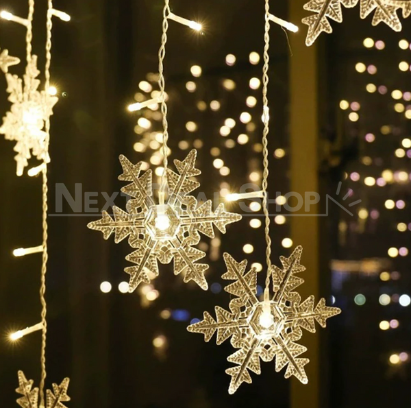 LED Snowflake Curtain Light – nextdealshop.com