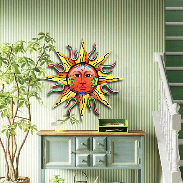 Metal Sun Wall Art Decor – nextdealshop.com