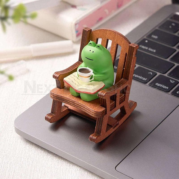 Miniature Frog & Rocking Chair Ornament – nextdealshop.com