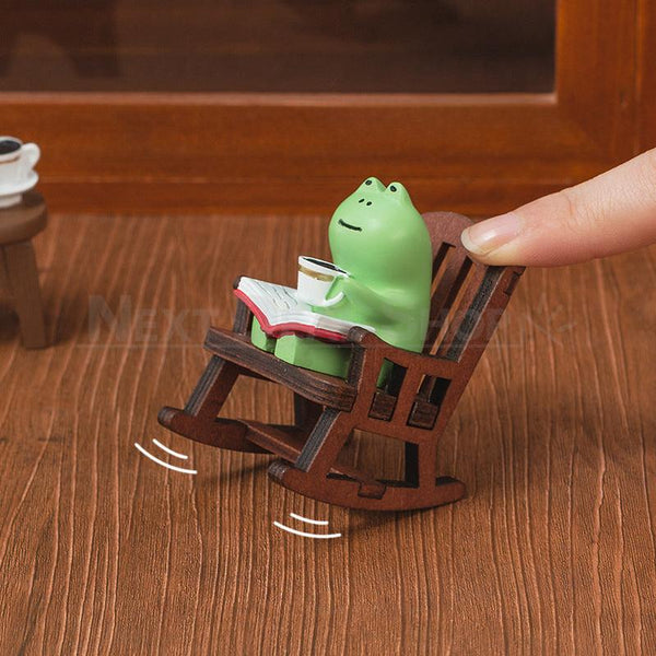 Miniature Frog & Rocking Chair Ornament – nextdealshop.com