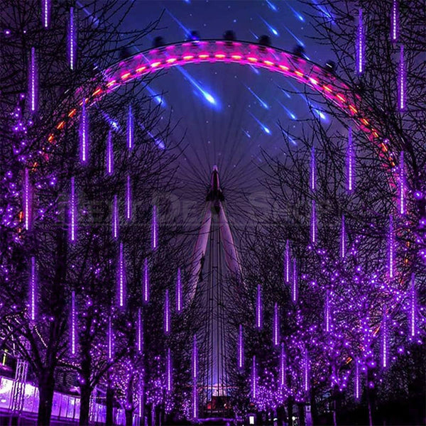 Purple Meteor Shower LED Rain Light – nextdealshop.com