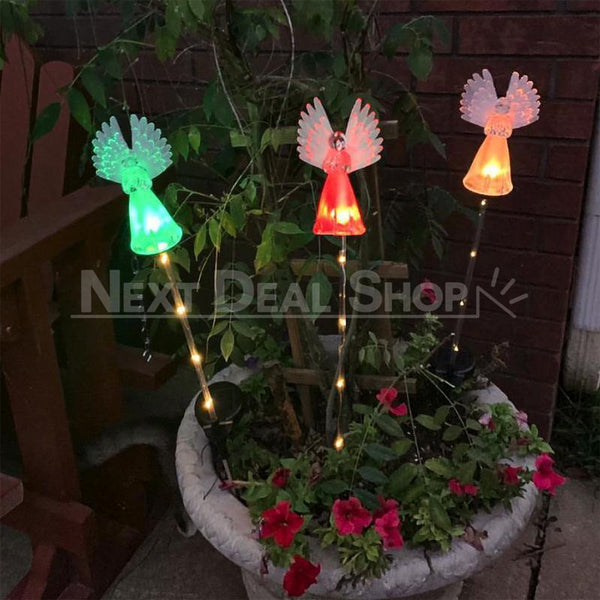 Solar-Powered LED Angel Light – nextdealshop.com
