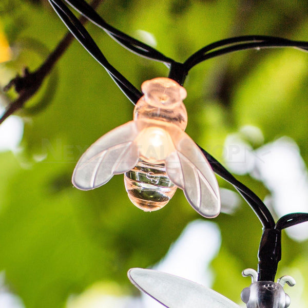 Solar-Powered LED Bee String Lights – nextdealshop.com
