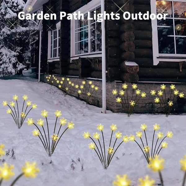 Solar Powered LED Snowflake Garden Stake Light – nextdealshop.com