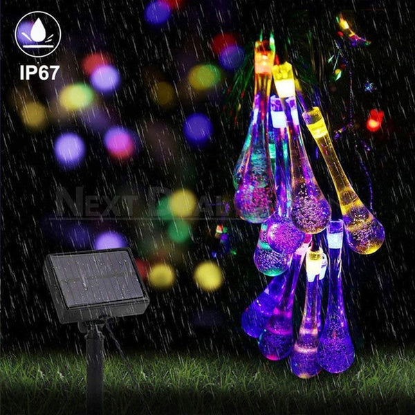Solar-Powered Teardrop String Lights – nextdealshop.com