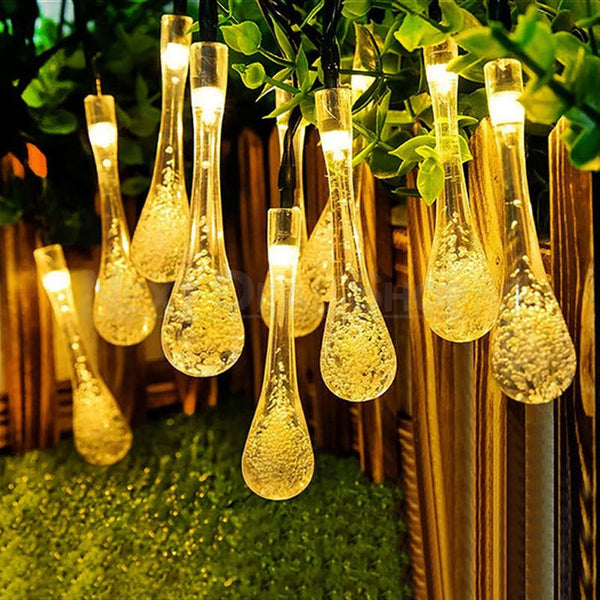 Solar-Powered Teardrop String Lights – nextdealshop.com