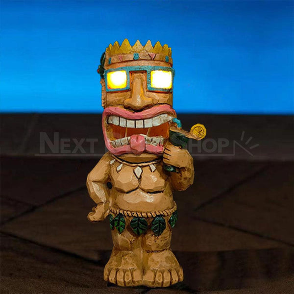 Solar Powered Tiki Garden Statue – nextdealshop.com