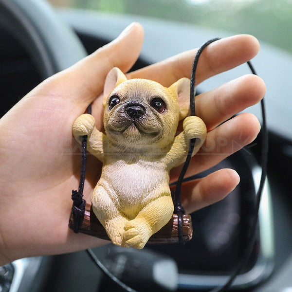 Swinging French Bulldog Car Ornament – nextdealshop.com