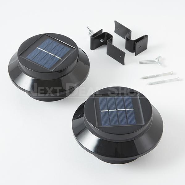 2 Pcs Solar Powered Gutter Lights – nextdealshop.com