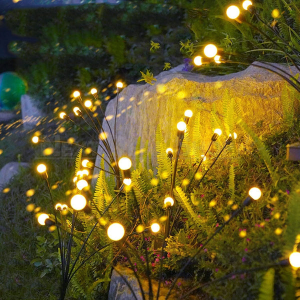 2 Pcs - Solar Powered LED Firefly Stake Light – nextdealshop.com