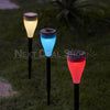 2 in 1 Solar-Powered Color Changing Garden LED Lantern Light ...