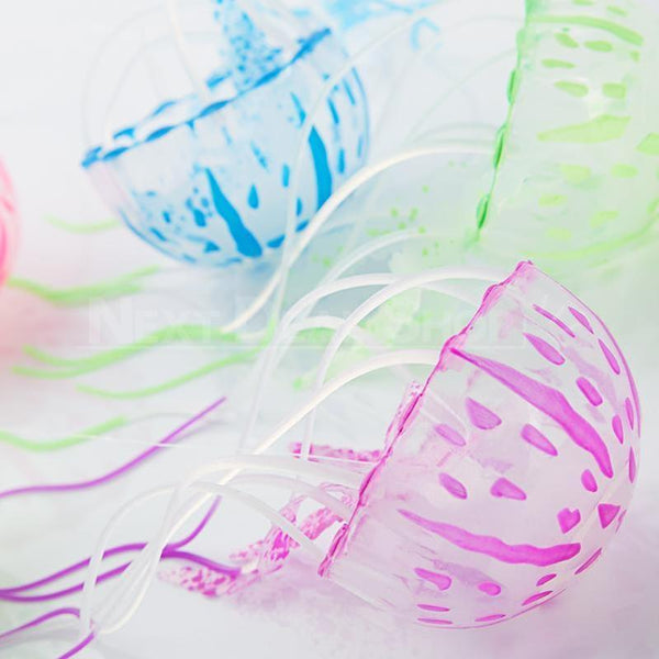 5 Pcs Assorted Artificial Jellyfish - Perfect For Aquarium Fish Tank ...