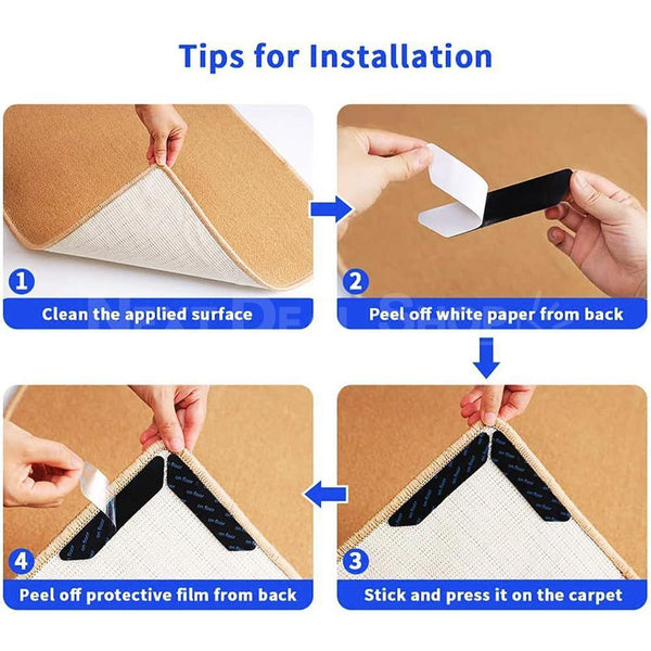 8 Pcs Non Slip Washable Rug Gripper - Stop Rug Slide – nextdealshop.com