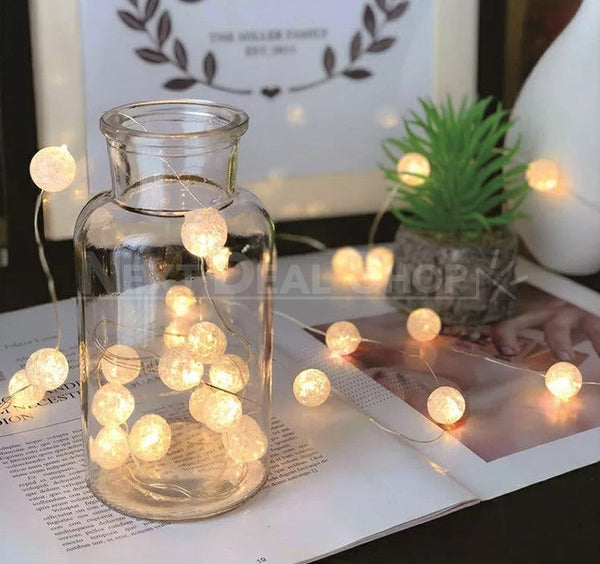 9.84 ft LED Firecracker Marble String Lights – Next Deal Shop
