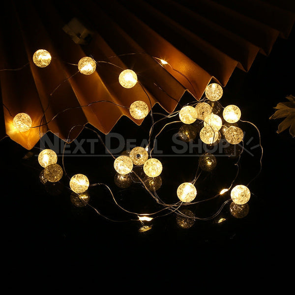 9.84 ft LED Firecracker Marble String Lights – Next Deal Shop