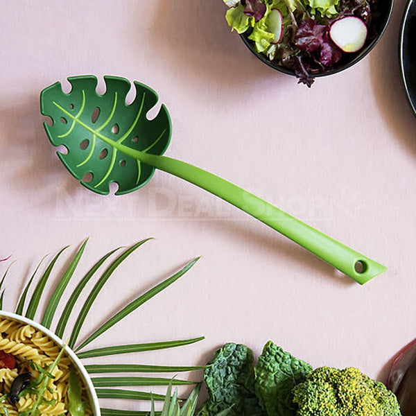 BPA-FREE Large Slotted Leaf Spoon – nextdealshop.com