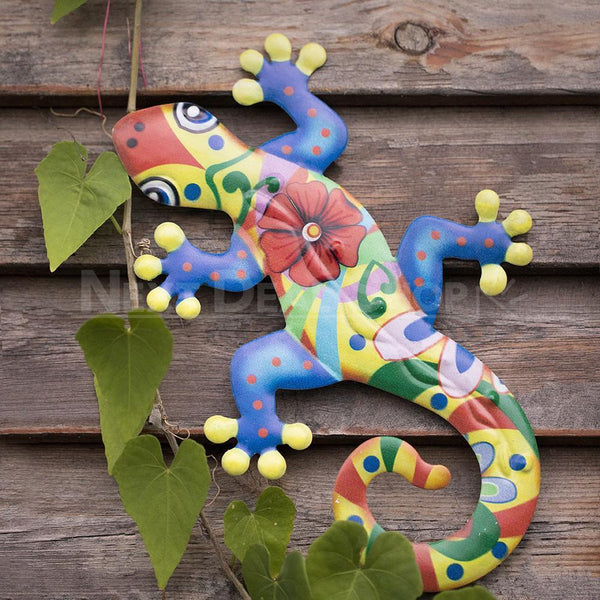 Colorful Metal Gecko Wall Decor – nextdealshop.com