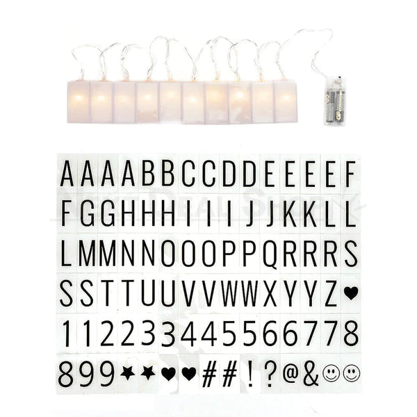 DIY Letter Light Box LED String Light – nextdealshop.com