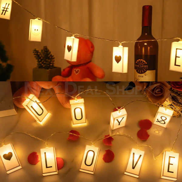 DIY Letter Light Box LED String Light – nextdealshop.com