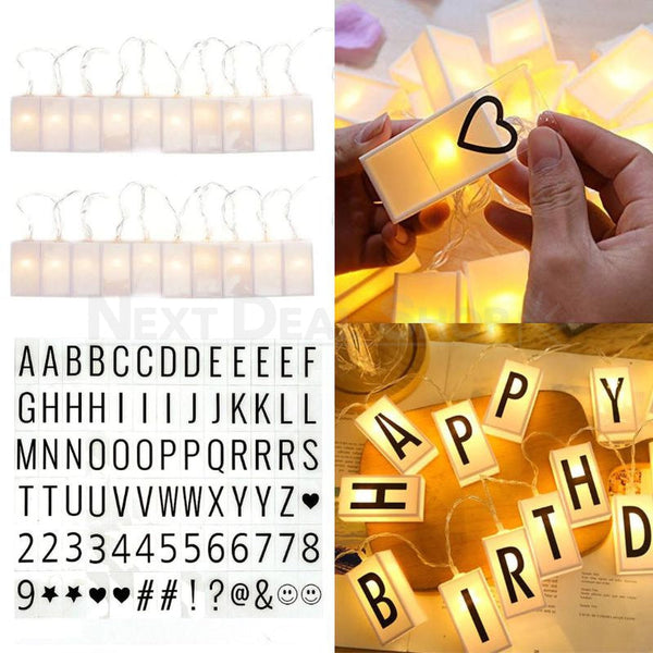 DIY Letter Light Box LED String Light – nextdealshop.com