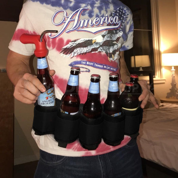 Easy Drinker Belt, Holds up to 6 Beverages – nextdealshop.com