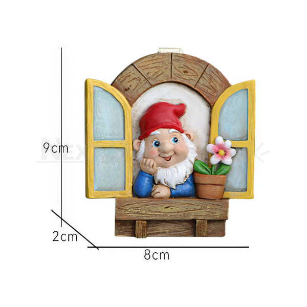 Gnome at the Window Wall Decoration – nextdealshop.com