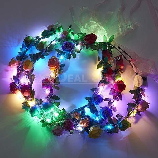 LED Glowing Hair Wreath – nextdealshop.com
