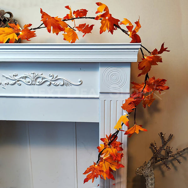LED Maple Leaf Garland Light – nextdealshop.com