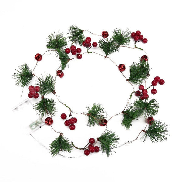 LED Red Berry Garland Lights – nextdealshop.com