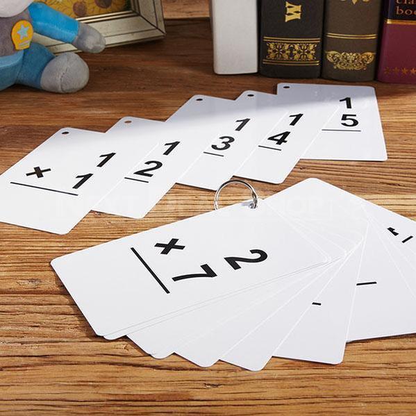 Math Flashcards - 216 cards to Add, Subtract, Multiply and Divide ...